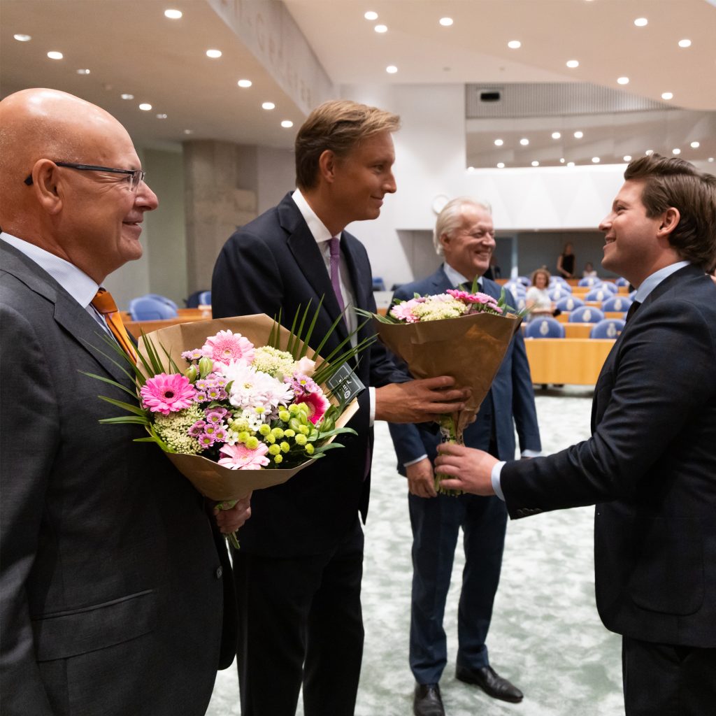 Beëdiging Chris Simons en Martijn Grevink.