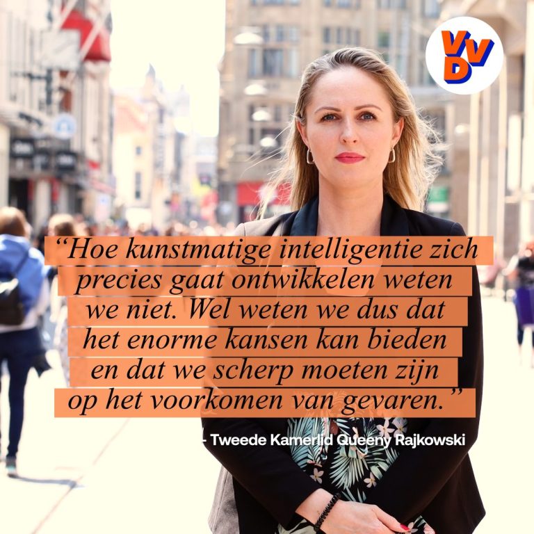 Tweede Kamerlid Queeny Rajkowski over kunstmatige intelligentie - VVD