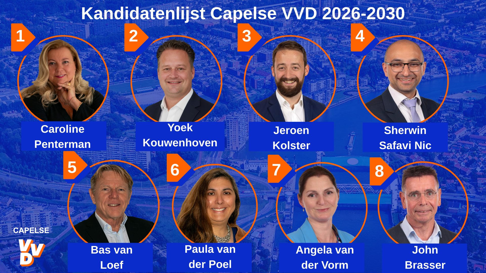 Capelse VVD presenteert kandidatenlijst en verkiezingsprogramma ...
