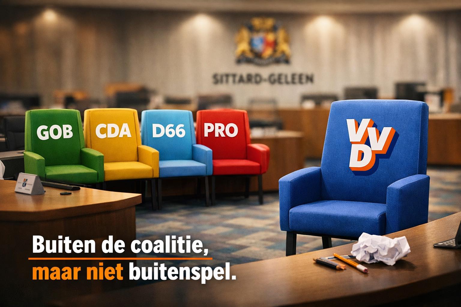 VVD teleurgesteld over uitsluiting uit coalitie - SITTARD-GELEEN