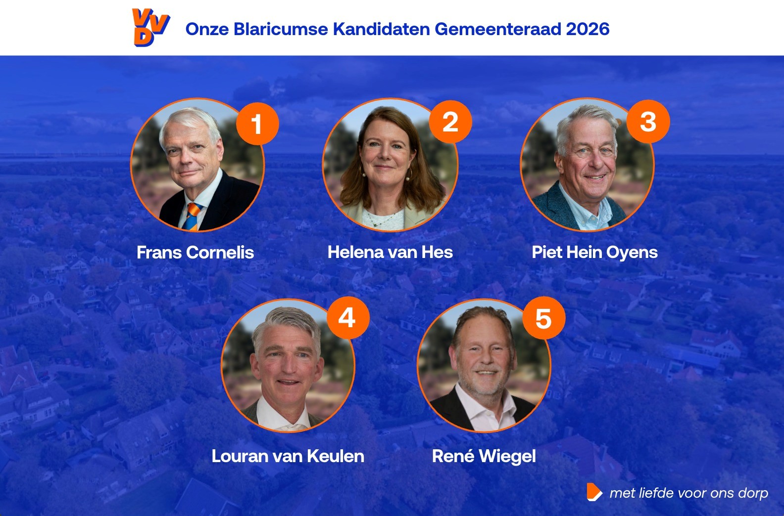 VVD Blaricum presenteert kandidaten voor de GR verkiezingen - BLARICUM